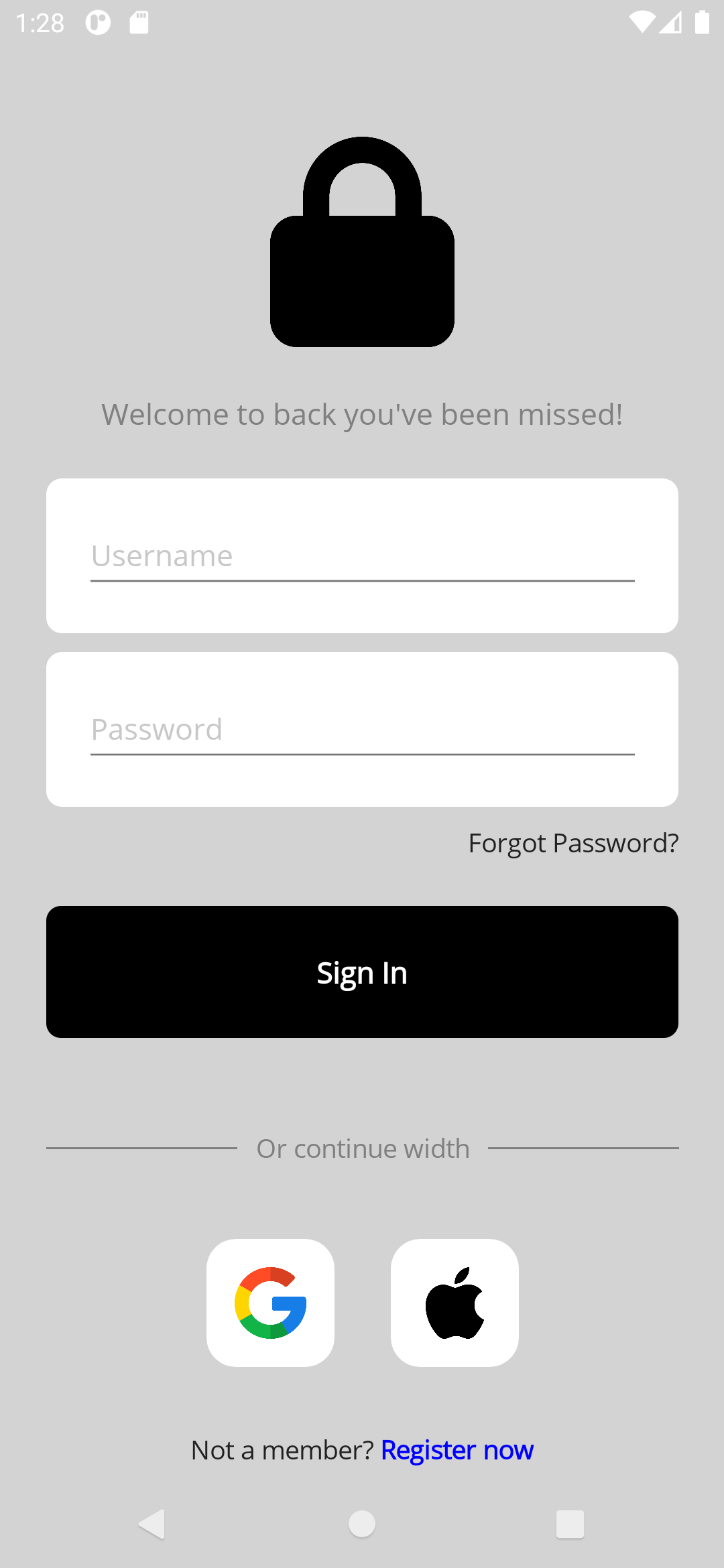 GitHub - samet-ham/ModernLogin: Maui Sign In Frontend